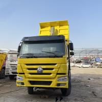 China SINOTRUK Used HOWO 6x4 Dump Truck 3800+1350mm Wheelbase Euro2 Engine for sale