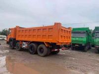 China Sinotruk Howo 375 8x4 Dump Truck Used 31-40T Capacity Tipper Tipping Dumper for sale