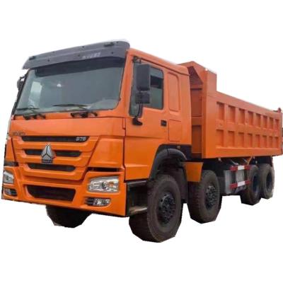 China Sinotruk Howo 375 8x4 Dump Truck Used 31-40T Capacity Tipper Tipping Dumper for sale