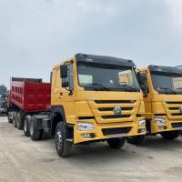 China Used SINOTRUK HOWO 6x4 Tractor Truck 3200mm Wheelbase 1200R20 Tyres for Sale for sale