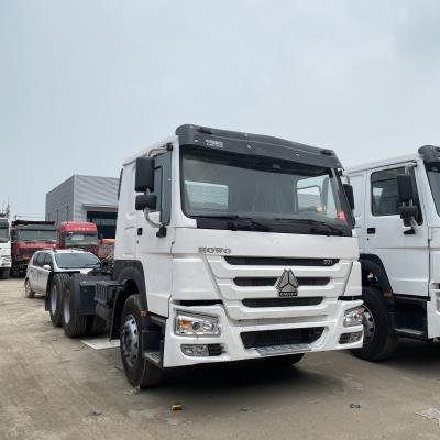 China Used SINOTRUK HOWO 6x4 Tractor Truck 3200mm Wheelbase 1200R20 Tyres for Sale for sale
