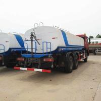 China Sinotruk HOWO Used 10000L Stainless Steel Water Tank Truck 6x4 Euro 2 for sale