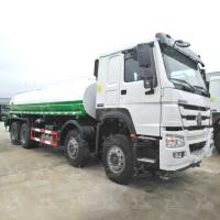 China Used Sinotruk Howo 20000L Water Tank Truck 2 Axle 12R22.5 Tires for sale