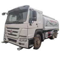 China HOWO 6x4 Water Tank Truck 20000L 3000-5000 Gallon Carbon Steel Tanker for Sale for sale