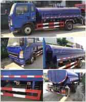 China HOWO 3000-5000 Gallon Water Tank Truck 6x4 Carbon Steel Tanker for Sale for sale