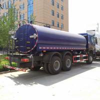 China HOWO 3000-5000 Gallon Water Tank Truck 6x4 Carbon Steel Tanker for Sale for sale