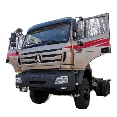 China BEIBEN 6x4 420HP Used Box Cargo Truck Van Lorry Chassis for Congo for sale