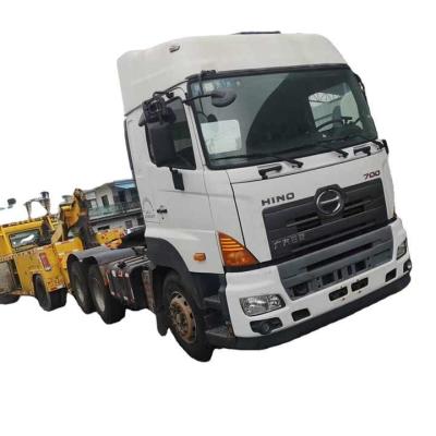 China Used Hino 700 6x4 Cargo Truck 371-580HP Diesel Manual LHD Euro 2-5 for sale