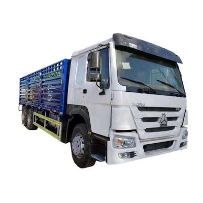 China Sinotruk Howo 6x4 20 Ton Used Cargo Truck 371HP Euro 2 Diesel 10 Tires for sale