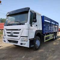China Sinotruk Howo 6x4 20 Ton Used Cargo Truck 371HP Euro 2 Diesel 10 Tires for sale