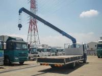China Used ISUZU Crane Truck 4x2 Flat Body Good Condition Japan Export for sale