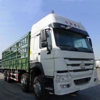 China New and Used Howo 12 Wheels Van Stake Cargo Truck 11000x2500x3800mm 371hp For Sale for sale