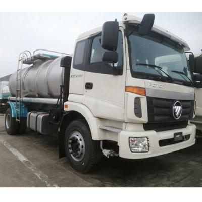 China 10 Cubic Meters Water Tank Truck 4x2 Stainless Steel 304 Tanker for Industrial Use for sale