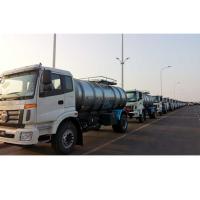 China 10 Cubic Meters Water Tank Truck 4x2 Stainless Steel 304 Tanker for Industrial Use for sale
