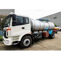 China 10 Cubic Meters Water Tank Truck 4x2 Stainless Steel 304 Tanker for Industrial Use for sale