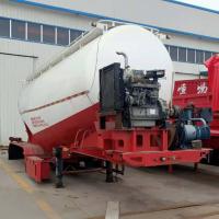 China Used Powder and Grain Material Semi Trailer 60-70cbm 40-50ton Capacity for sale