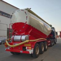 China Used Powder and Grain Material Semi Trailer 60-70cbm 40-50ton Capacity for sale