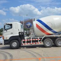 China 2018 Used Hino 700 Series 10m3 Concrete Mixer Truck Euro 3 350HP for sale
