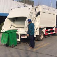 China Used SINOTRUK HOWO 4x2 Compression Garbage Truck 4325mm Wheelbase EURO3 for sale