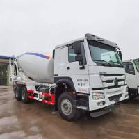 China Sinotruk Howo 8m3 Used Concrete Mixer Truck 371HP Euro II LHD Automatic Mixing for sale