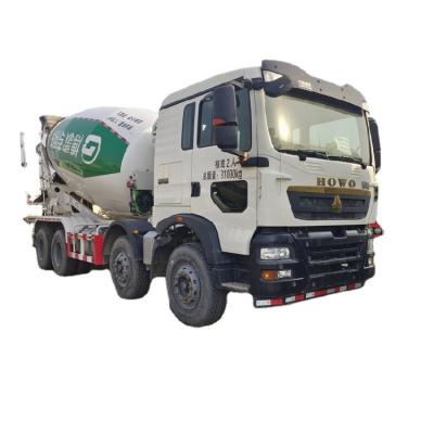 China Used Concrete Mixer Truck 12 Cubic Howo 10350x2496x3990mm Easy Driving Engineering Transit Mixer for sale