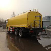 China Howo 6x4 20000 Liter Water Spray Bowser Tank Truck Used Euro 2 Carbon Steel for sale