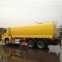 China Howo 6x4 20000 Liter Water Spray Bowser Tank Truck Used Euro 2 Carbon Steel for sale