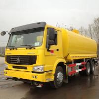 China Howo 6x4 20000 Liter Water Spray Bowser Tank Truck Used Euro 2 Carbon Steel for sale