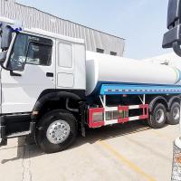 China New Sinotruk Howo 25000L 20cbm Water Tank Truck LHD RHD 371HP for sale