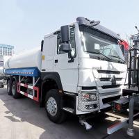 China New Sinotruk Howo 25000L 20cbm Water Tank Truck LHD RHD 371HP for sale