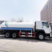 China New Sinotruk Howo 25000L 20cbm Water Tank Truck LHD RHD 371HP for sale