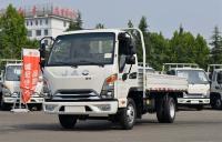 China Used JAC 130HP 4X2 Refrigerated Cargo Truck 5475mm Length Diesel Euro 6 for sale