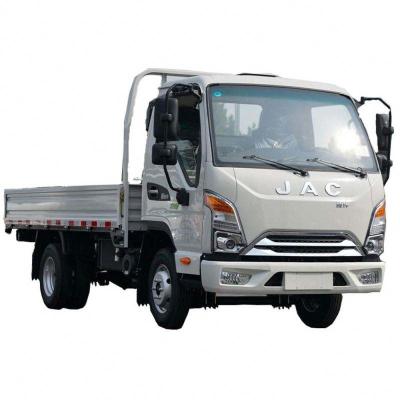 China Used JAC 130HP 4X2 Refrigerated Cargo Truck 5475mm Length Diesel Euro 6 for sale