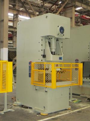 China Hydraulic Press C Frame Mechanical Punching Machine Fixed Bed PLC Control for sale