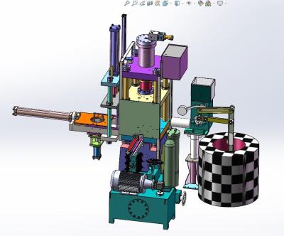 China 125T Aluminum Die Casting Press Machine Submersible Motor Rotors With 4 Cavity Die for sale