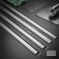 China Precision Metal Shear Blades with 0.05mm/1000mm Straightness and Counter Bore With Groove Screw Hole for High Density Cutting for sale