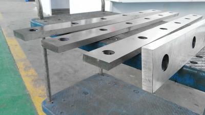 China Precision Machined Metal Shear Blades with 5mm to 20mm Blade Thickness for Wear Resistant And Long-lasting Shearing for sale