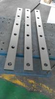 China Precision Machined Metal Shear Blades with 5mm to 20mm Blade Thickness for Wear Resistant And Long-lasting Shearing for sale