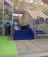 China ODM Style 7.2m Kids Indoor Playground Equipment Attractive Slide For Birthday Party for sale
