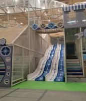 China ODM Style 7.2m Kids Indoor Playground Equipment Attractive Slide For Birthday Party for sale