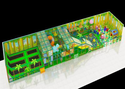 China Jungle Themed Kids Indoor Playground Equipment Trampoline Jumping for sale