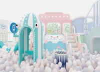 China Creative Kids Indoor Playground Equipment 2 Play Level Maze 3.5m Height for sale