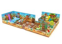 China PVC Foamed Indoor Preschool Playground Equipment Kids Play Toys With Rope Climbing for sale