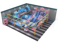 China PVC Foamed Large Indoor Play Structures Playground Kids Adventure Couse For Play Center for sale