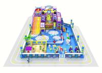 China Attractive Custom Kids Indoor Playground Equipment With Ball Pool Magic Slide for sale