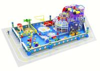 China Attractive Custom Kids Indoor Playground Equipment With Ball Pool Magic Slide for sale