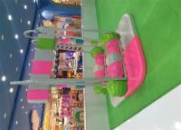 China Candy Themed  Playground Systems  Amusement Park Equipment With Rainbow Slide for sale