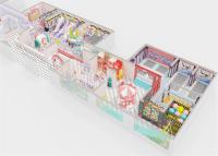China Large Area Children's Play Center Equipment Commercial Kids Play With Multiple Play Games for sale