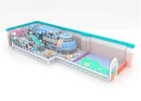 China ODM Design Commercial Indoor Play Structures Kids Volcano Climbing With Slide for sale