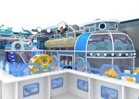China ODM Design Commercial Indoor Play Structures Kids Volcano Climbing With Slide for sale
